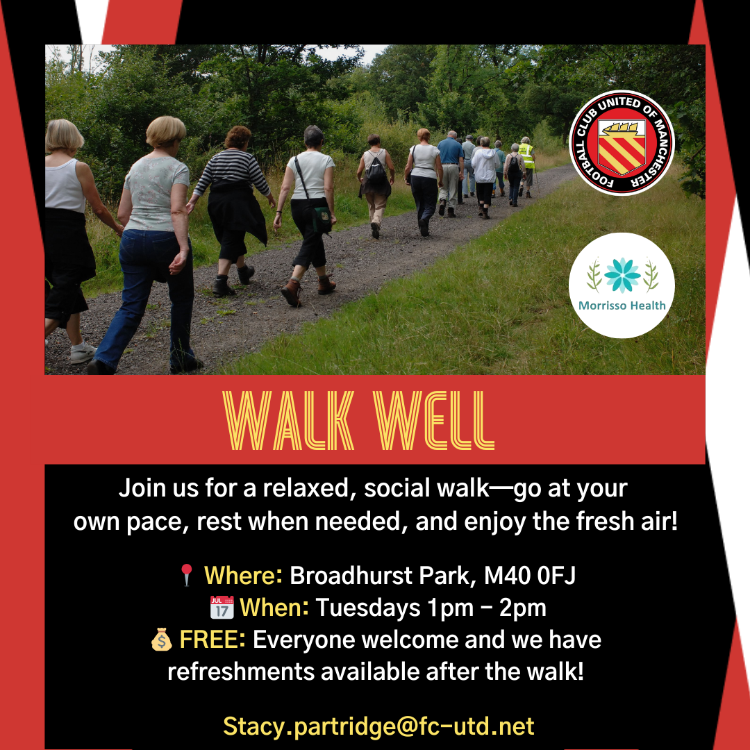 News Story - Join Walk Well – A New Walking Initiative! | FC United of ...