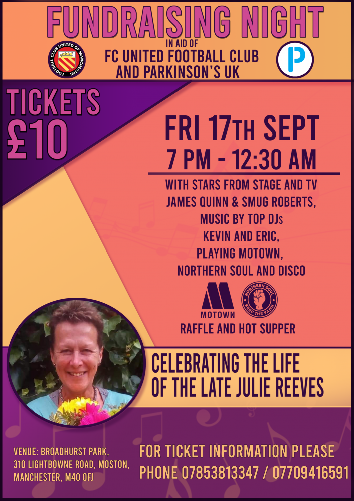 News Story - Celebrate the life of Julie Reeves - Friday 17th September ...